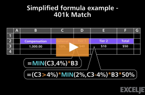 Smaller of two values - Excel formula | Exceljet